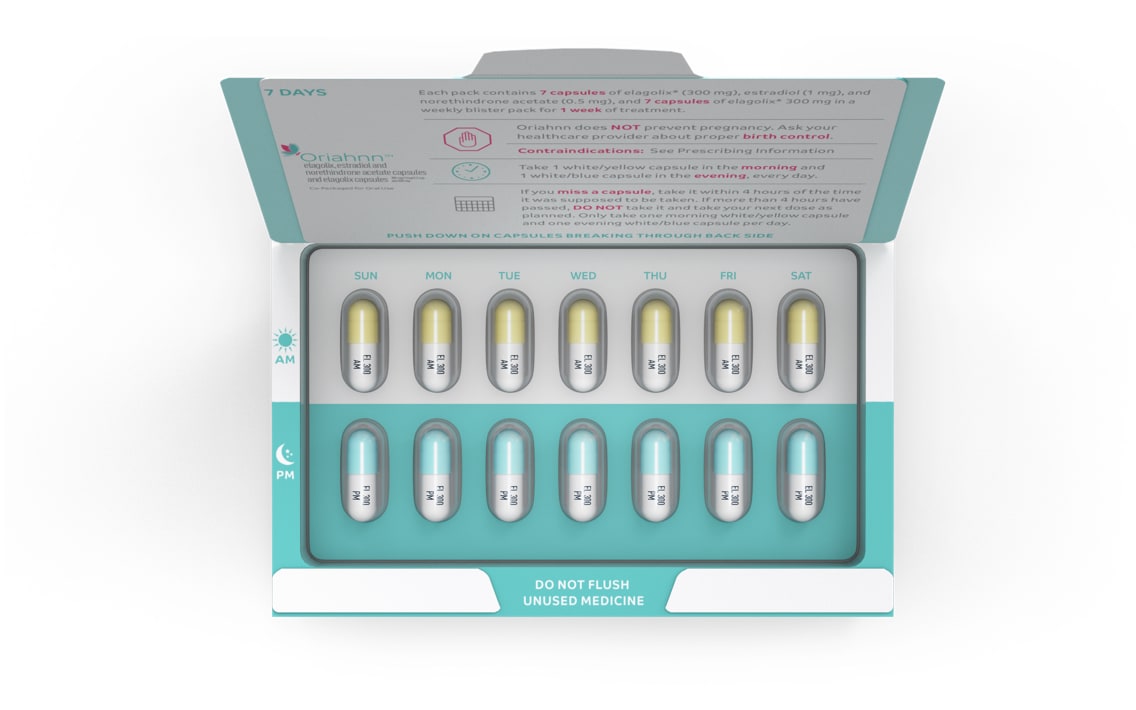 How to Take ORIAHNN® for Heavy Bleeding Due to Uterine Fibroids